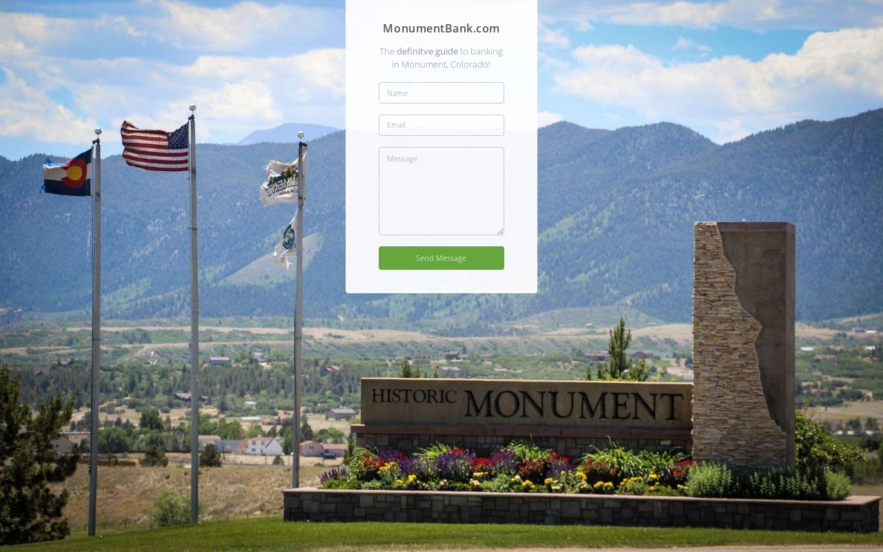 Monument Bank - The Definitive Guide to Banking in Monument, Colorado